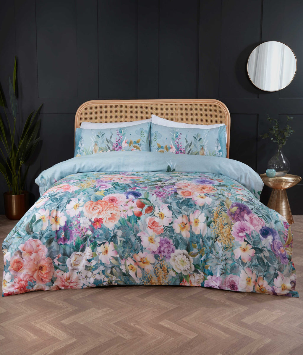 Vantona Enchanted Floral Duvet Cover Set - Multi– Dovemill